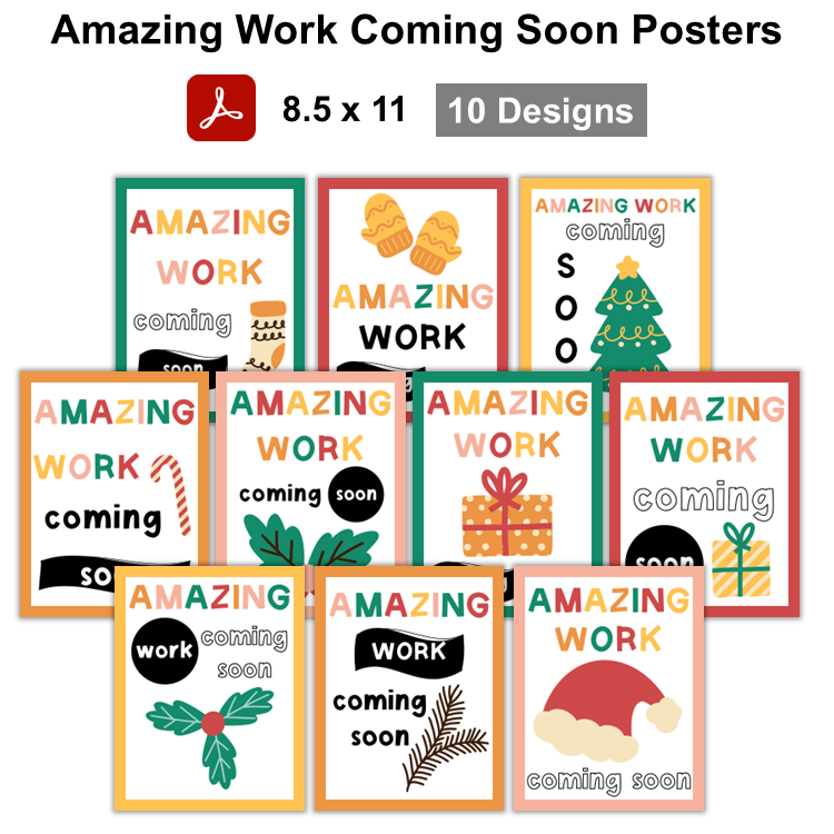 Amazing Work Coming Soon Posters - Cute Christmas – kjunstudio