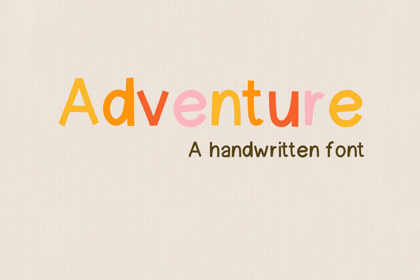 Handwritten Font - Adventure – kjunstudio