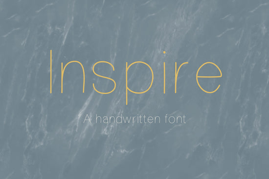 Handwritten Font - Inspire Font – kjunstudio