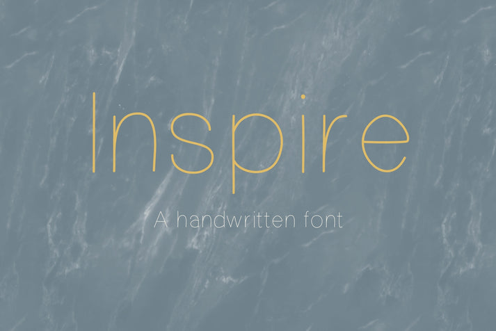 Handwritten Font - Inspire Font – kjunstudio