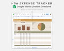 Google Sheets - HSA Expense Tracker - Boho – kjunstudio