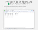 Google Sheets - Project Cost Template - Sweet – kjunstudio