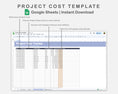 Google Sheets - Project Cost Template - Sweet – kjunstudio