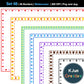 Widescreen Border Clipart Set 68 - Colorful - Google Slides and PowerP ...