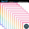 Border Clipart Set 57 - Pastel Rainbow - Page Borders and Frames ...