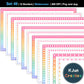 Widescreen Border Clipart Set 48 - Pastel Rainbow - Google Slides & Po ...
