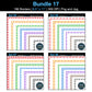Border Clipart Bundle 17 - Colorful - Page Borders and Frames – kjunstudio