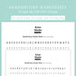 Handwriting Practice Sheets - Little Notes Font – kjunstudio