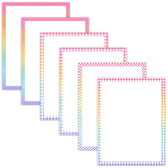 Border Clipart Set 57 - Pastel Rainbow - Page Borders and Frames ...