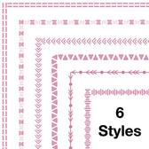 Border Clipart Set 15 - Pastel - Page Borders and Frames – kjunstudio