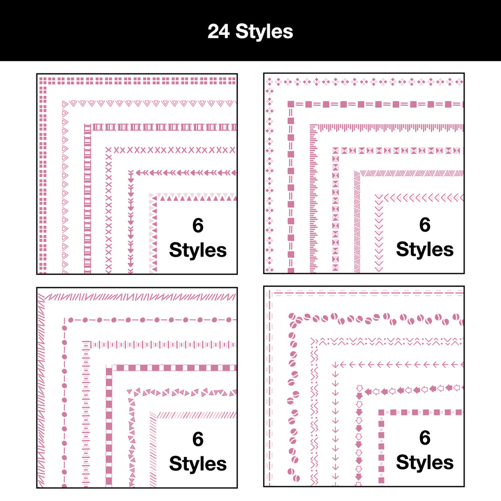 Border Clipart Bundle 5 - Pastel - Page Borders and Frames – kjunstudio