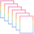 Border Clipart Set 46 - Pastel Rainbow - Page Borders and Frames ...