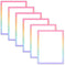 Border Clipart Set 46 - Pastel Rainbow - Page Borders and Frames ...