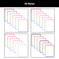 Border Clipart Bundle 15 - Pastel Rainbow - Page Borders and Frames ...