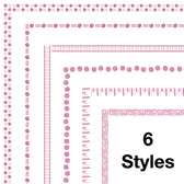 Border Clipart Set 16 - Pastel - Page Borders and Frames – kjunstudio