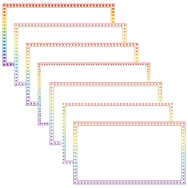 Widescreen Border Clipart Set 72 - Rainbow - Google Slides & PowerPoin ...