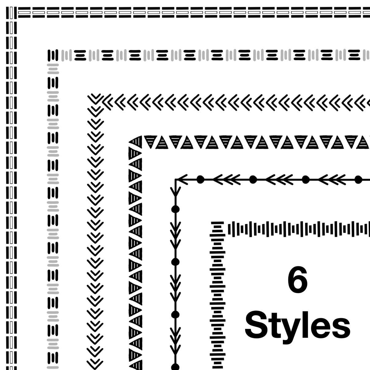 Border Clipart Set 3 - Colorful - Page Borders and Frames – kjunstudio