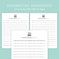 Handwriting Practice Sheets - Little Notes Font – kjunstudio