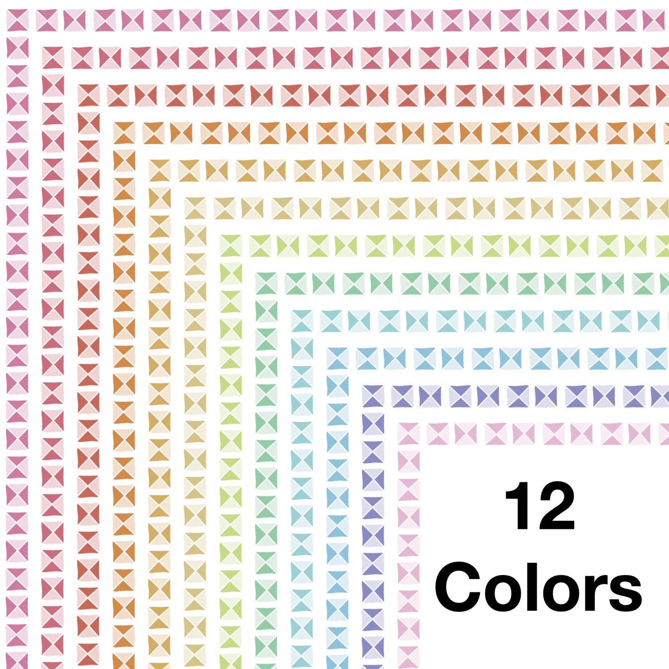 Border Clipart Set 18 - Pastel - Page Borders and Frames – kjunstudio
