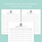 Handwriting Practice Sheets - Little Notes Font – kjunstudio