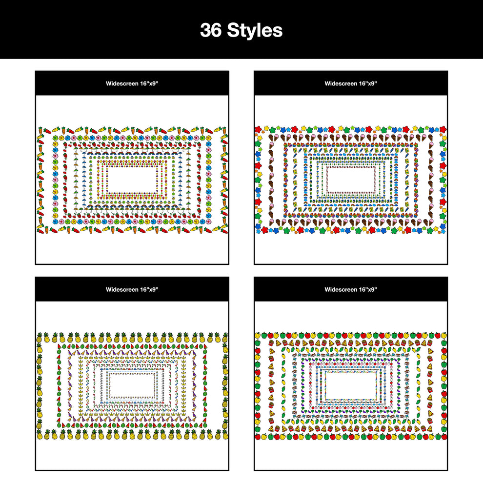 Widescreen Border Clipart Bundle 3 - Google Slides and PowerPoint ...