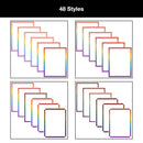 Border Clipart Bundle 13 - Rainbow - Page Borders and Frames – kjunstudio