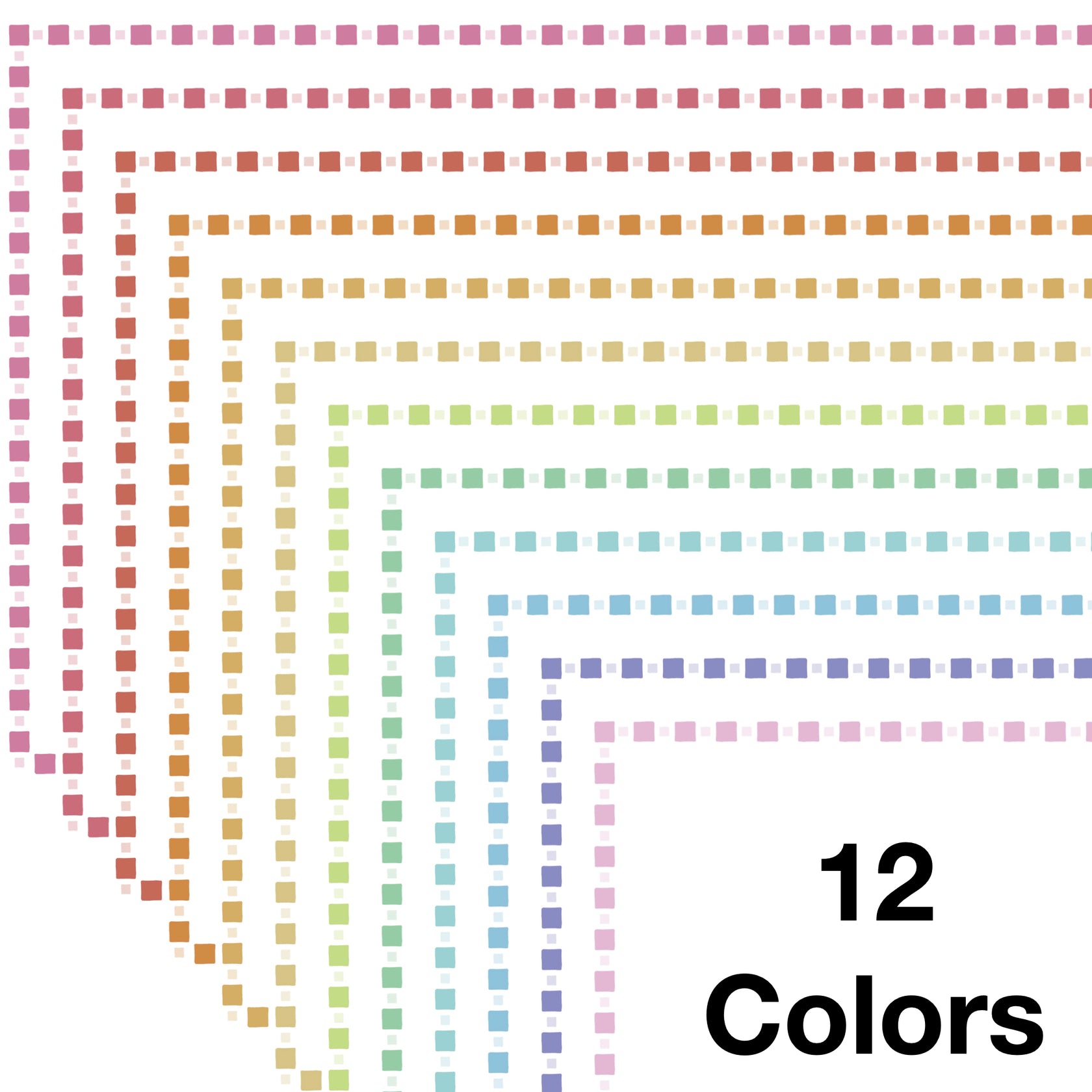 Widescreen Border Clipart Set 20 - Pastel - Google Slides and ...