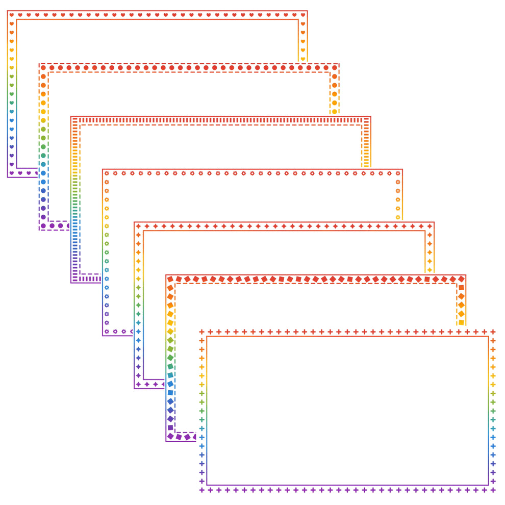 Widescreen Border Clipart Set 69 - Rainbow - Google Slides & PowerPoin ...