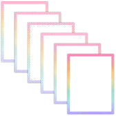 Border Clipart Set 57 - Pastel Rainbow - Page Borders and Frames ...