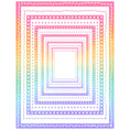 Border Clipart Set 46 - Pastel Rainbow - Page Borders and Frames ...