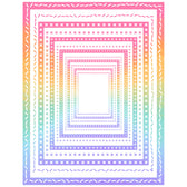 Border Clipart Set 46 - Pastel Rainbow - Page Borders and Frames ...