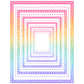 Border Clipart Set 46 - Pastel Rainbow - Page Borders and Frames ...