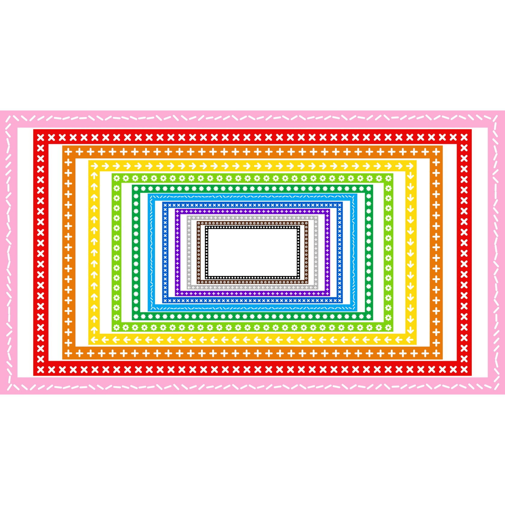 Widescreen Border Clipart Set 22 - Colorful - Google Slides and PowerP ...