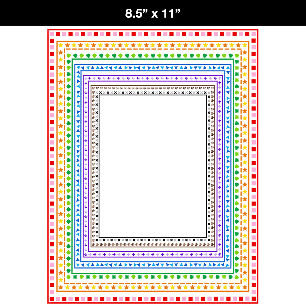 Border Clipart Bundle 17 - Colorful - Page Borders and Frames – kjunstudio