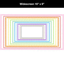 Widescreen Border Clipart Bundle 2 - Colorful - Google Slides and Powe ...