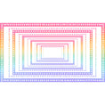 Widescreen Border Clipart Set 48 - Pastel Rainbow - Google Slides & Po ...