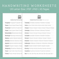 Handwriting Practice Sheets - Little Joys Font – kjunstudio