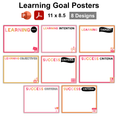 Learning Goal Posters - Pink Valentine | Editable – kjunstudio
