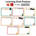 Learning Goal Posters - Cute Christmas | Editable – kjunstudio