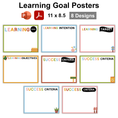 Learning Goal Posters - Spring Garden | Editable – kjunstudio