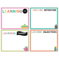 Learning Goal Posters - Kitchen Utensils | Editable – kjunstudio