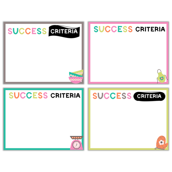 Learning Goal Posters - Kitchen Utensils | Editable – kjunstudio