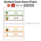 Student Desk Name Plates - Indoor Plants | Editable – kjunstudio