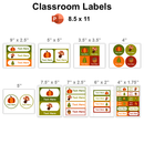 Classroom Labels - Hello Fall | Editable – kjunstudio