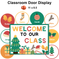 Classroom Door Display - Cute Christmas | Editable – kjunstudio