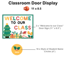 Classroom Door Display - Cute Christmas | Editable – kjunstudio
