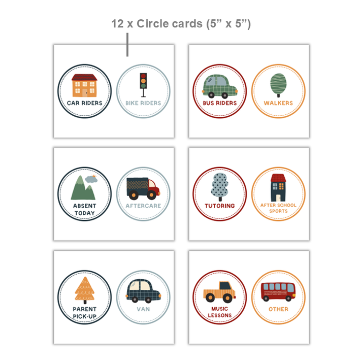 How We Go Home Dismissal Chart - Little Town | Editable – kjunstudio