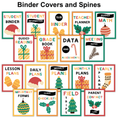 Binder Covers and Spines - Cute Christmas | Editable – kjunstudio