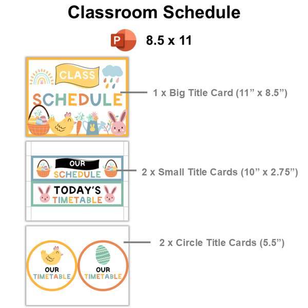 Classroom Decor Bundle - Happy Easter | Editable – kjunstudio