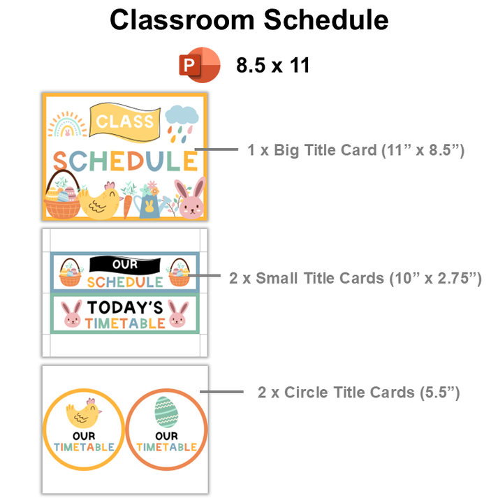 Classroom Decor Bundle - Happy Easter | Editable – kjunstudio